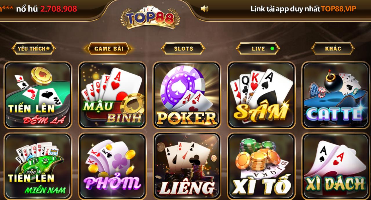 TOP88 VIP | Cổng Game Bài Đổi Thưởng Uy Tín #1, Đăng Ký +50K
